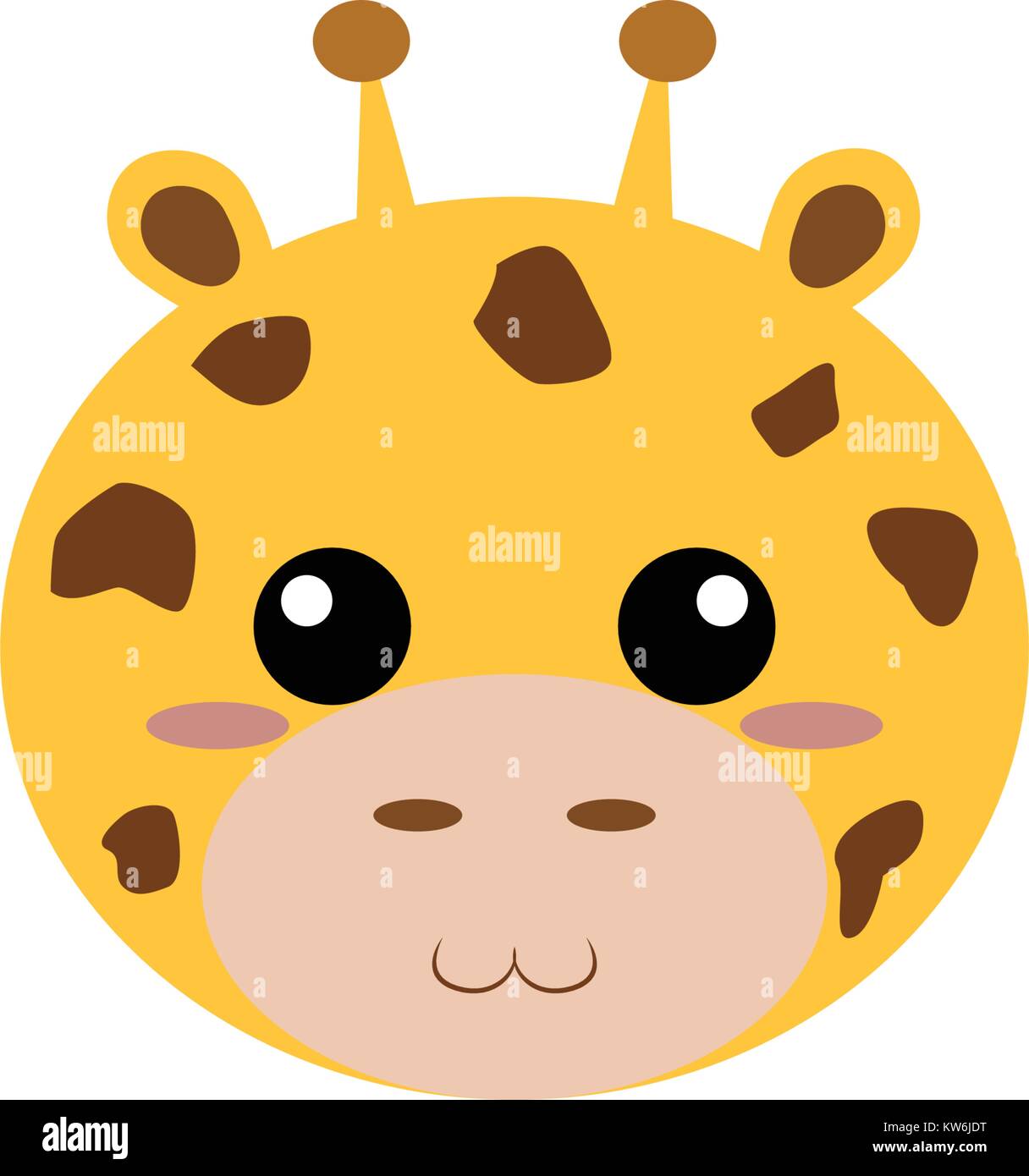 Cute animal face Stock Vector Image & Art - Alamy