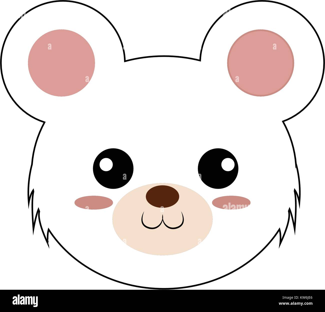 Cute animal face Stock Vector Image & Art - Alamy