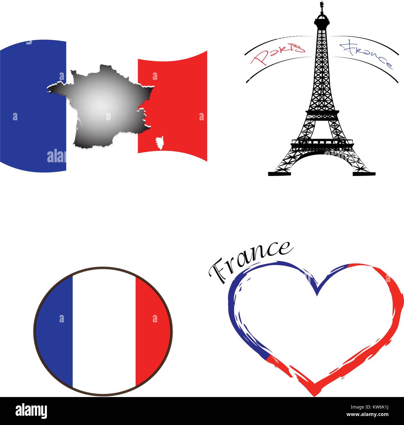 Commemorative France Symbol Stock Vector Image & Art - Alamy