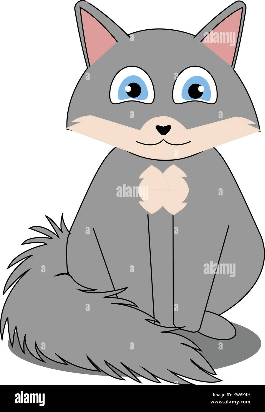 Abstract cute animal Stock Vector Image & Art - Alamy