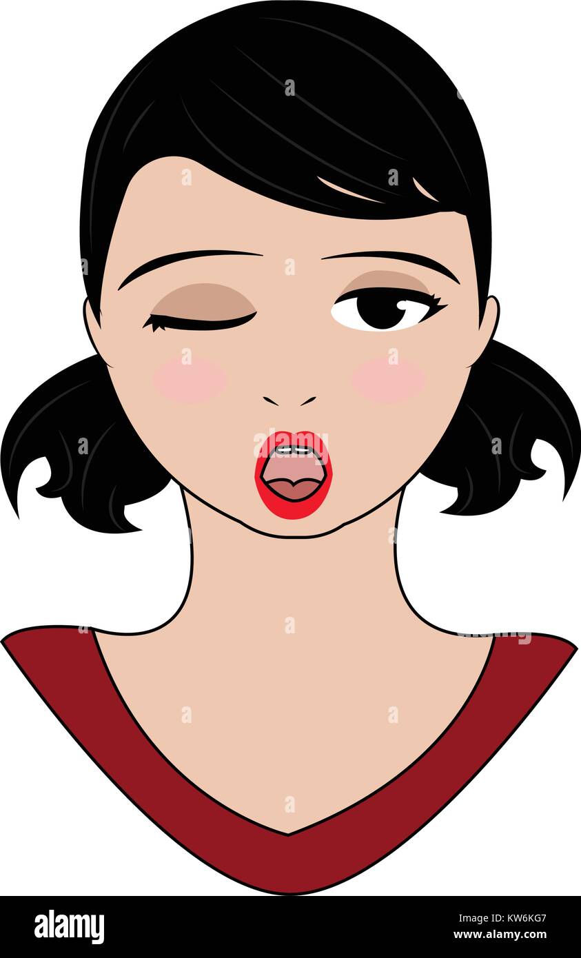 Women expression faces Stock Vector Image & Art - Alamy