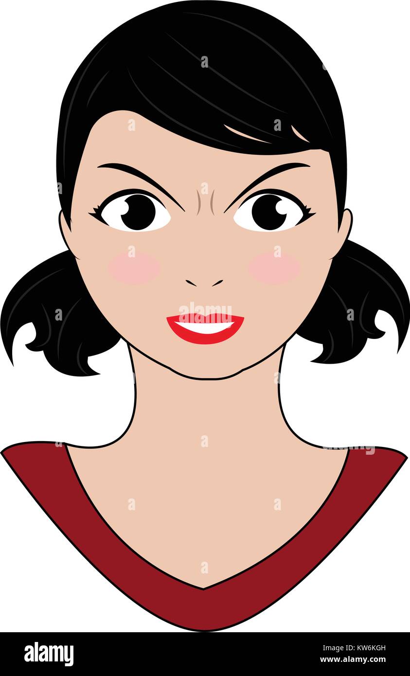 Women expression faces Stock Vector Image & Art - Alamy