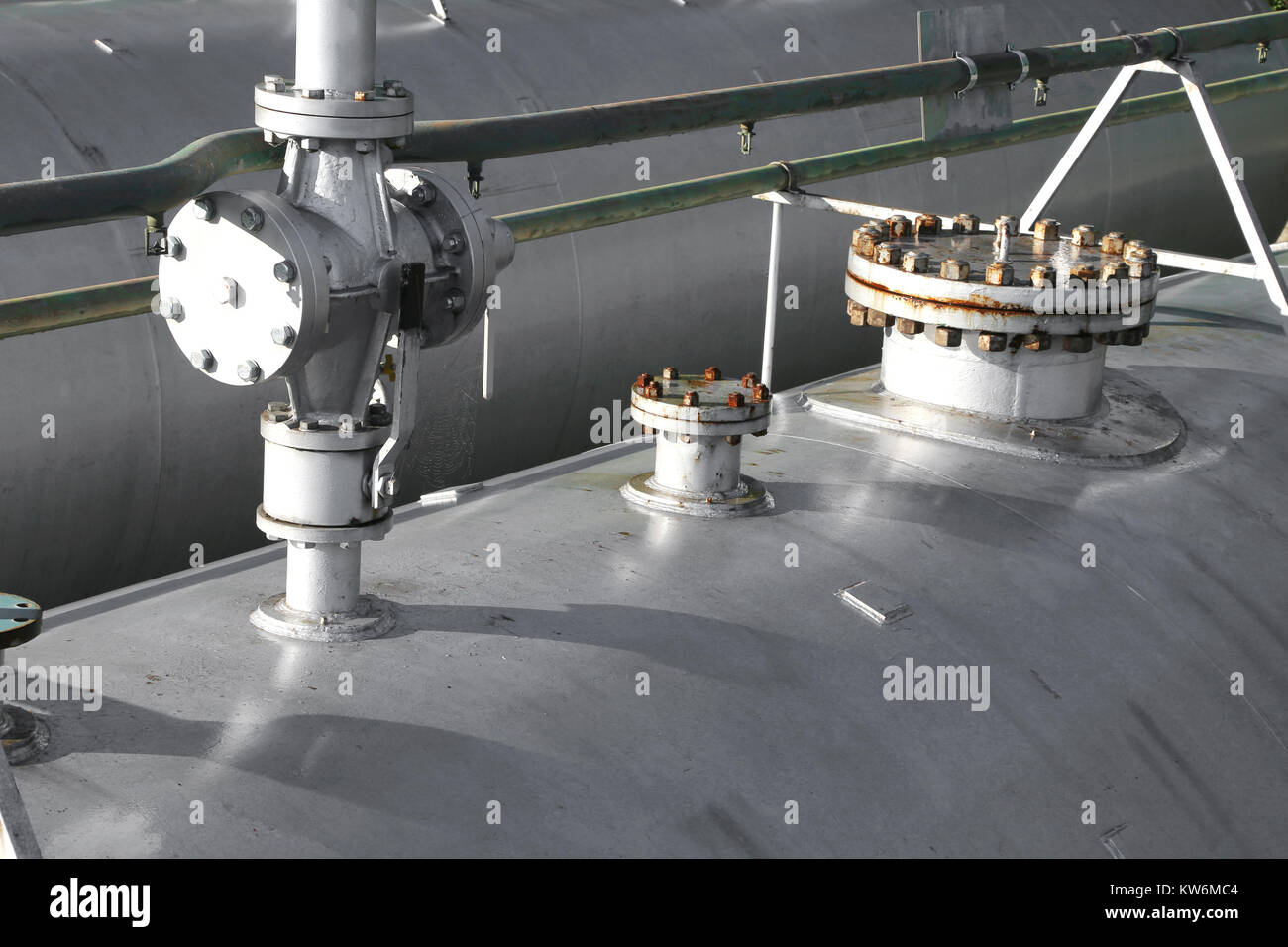 safety and vent valves over pressure canisters for gas storage in ...