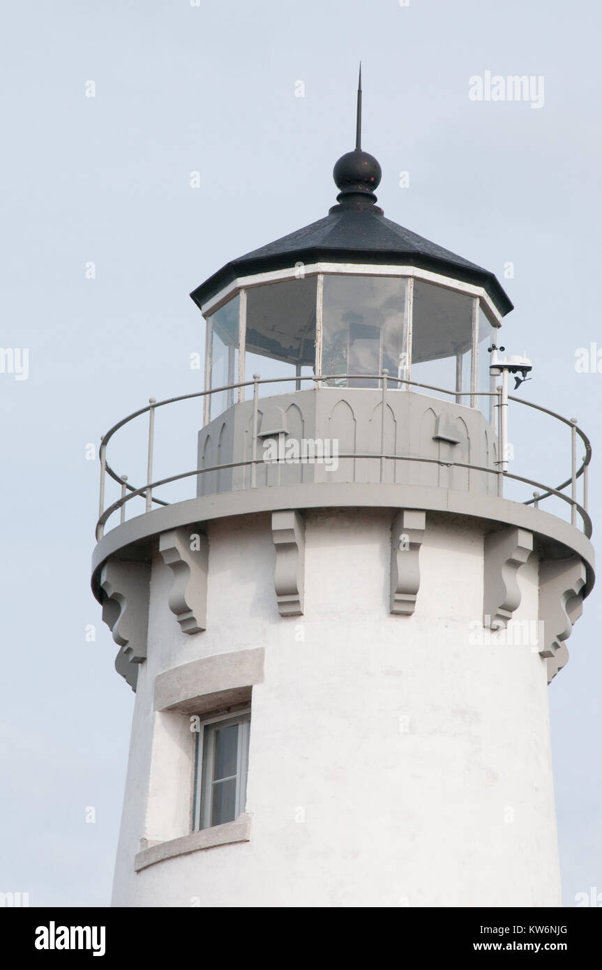 Tawas Point Lighthouse (Ottawa Point Stock Photo - Alamy