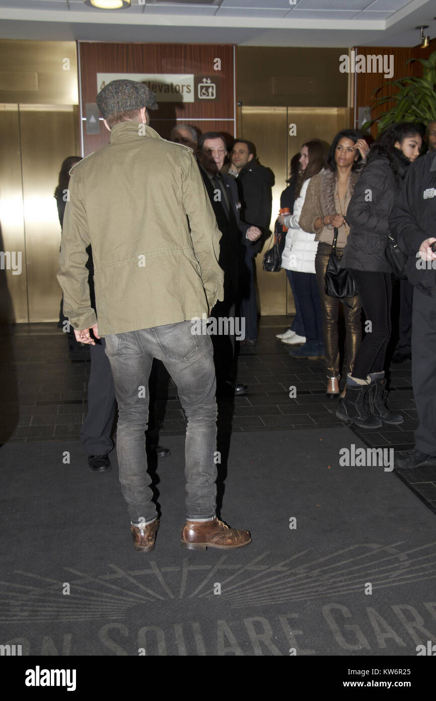 NEW YORK, NY - FEBRUARY 01: David Beckham arrives outside at the Miami ...