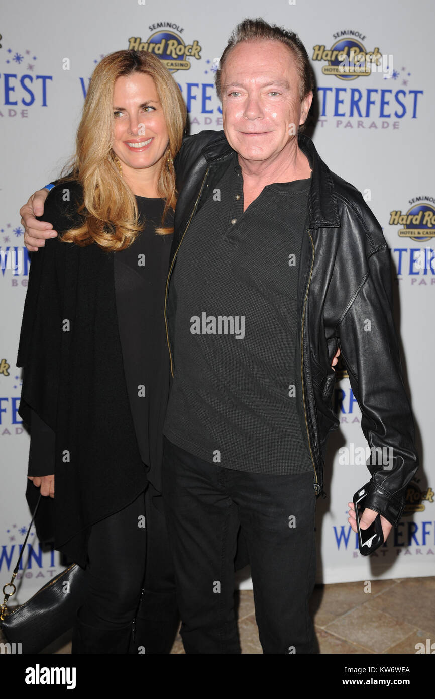 HOLLYWOOD FL - DECEMBER 12: David Cassidy, Maura Rossi attends the ...