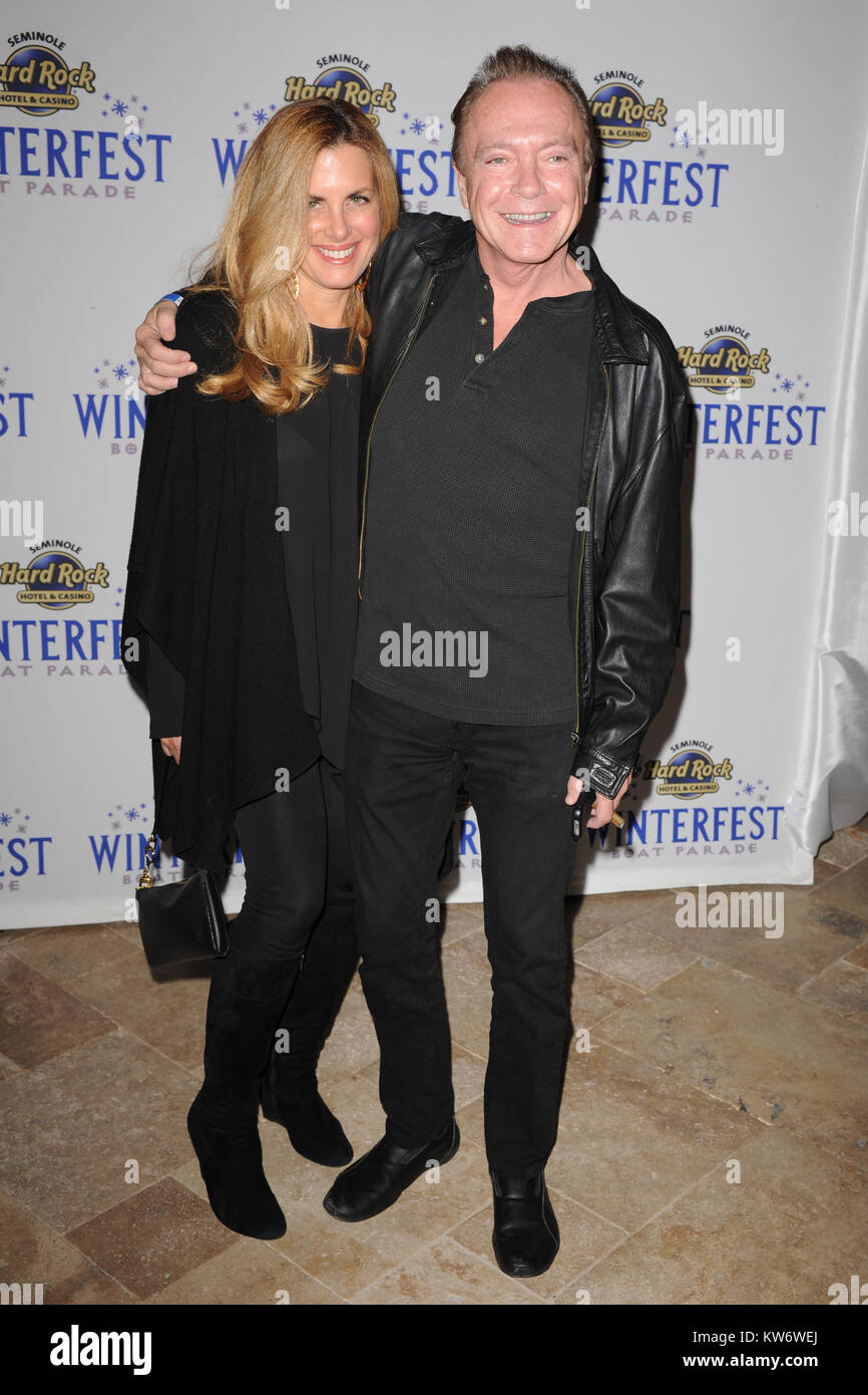 HOLLYWOOD FL - DECEMBER 12: David Cassidy, Maura Rossi attends the ...