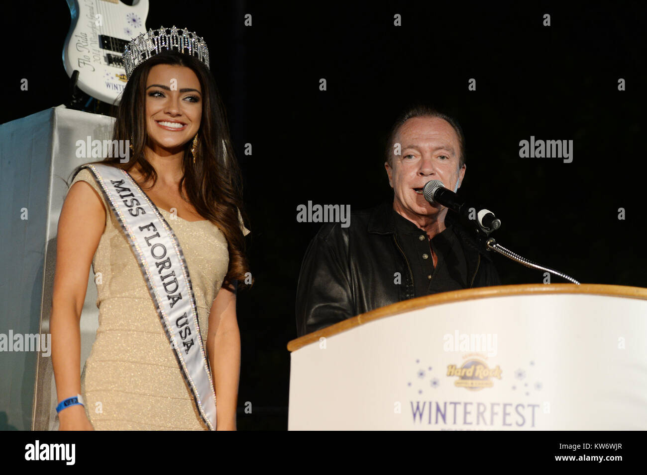 HOLLYWOOD FL - DECEMBER 12: Miss Florida USA Ashleigh Lollie, David ...
