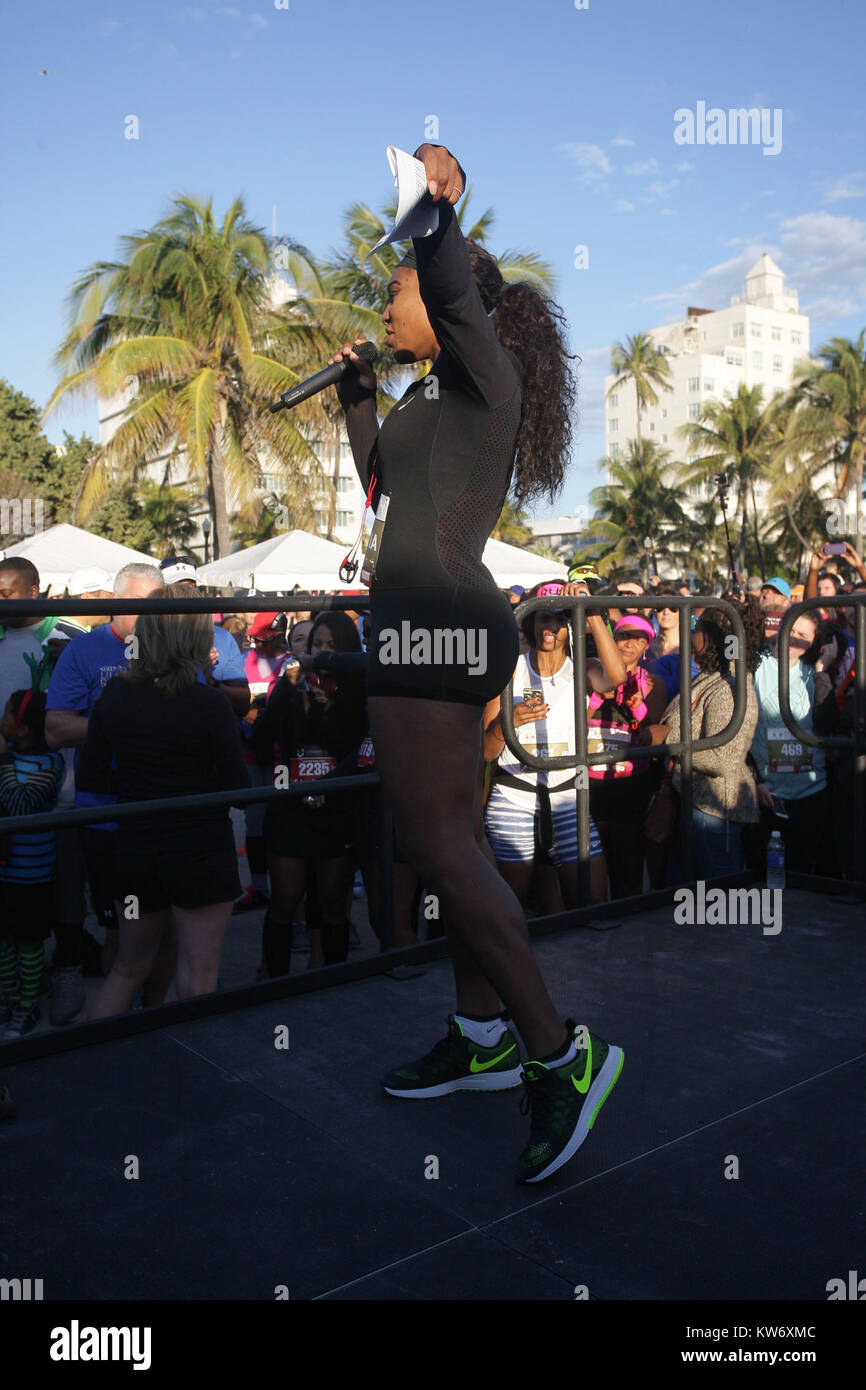 Serena williams ultimate 5k run hi-res stock photography and images - Alamy