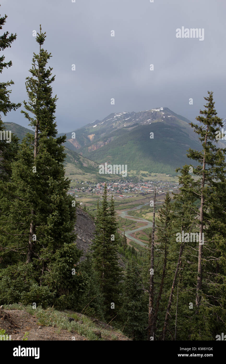 Silverton, Colorado - Mountain Town Rocky Mountains Stock Photo - Alamy