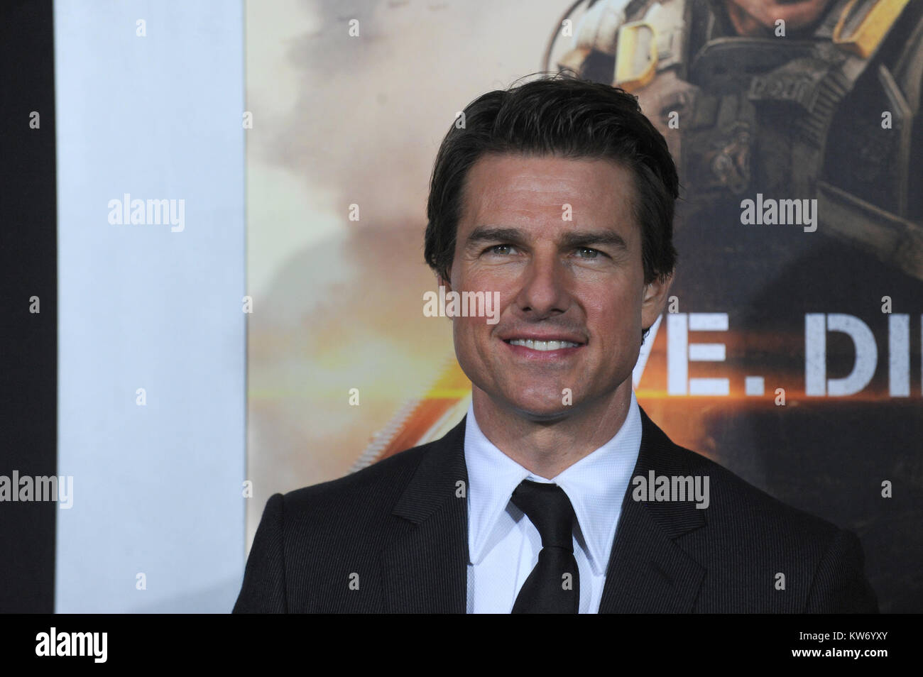 NEW YORK, NY - MAY 28: Tom Cruise at the 'Edge Of Tomorrow' red carpet ...