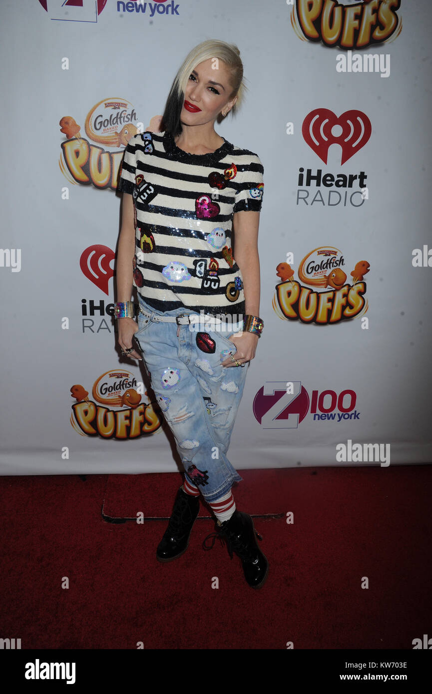 NEW YORK, NY - DECEMBER 12: Gwen Stefani attends z100s Jingle Ball at ...