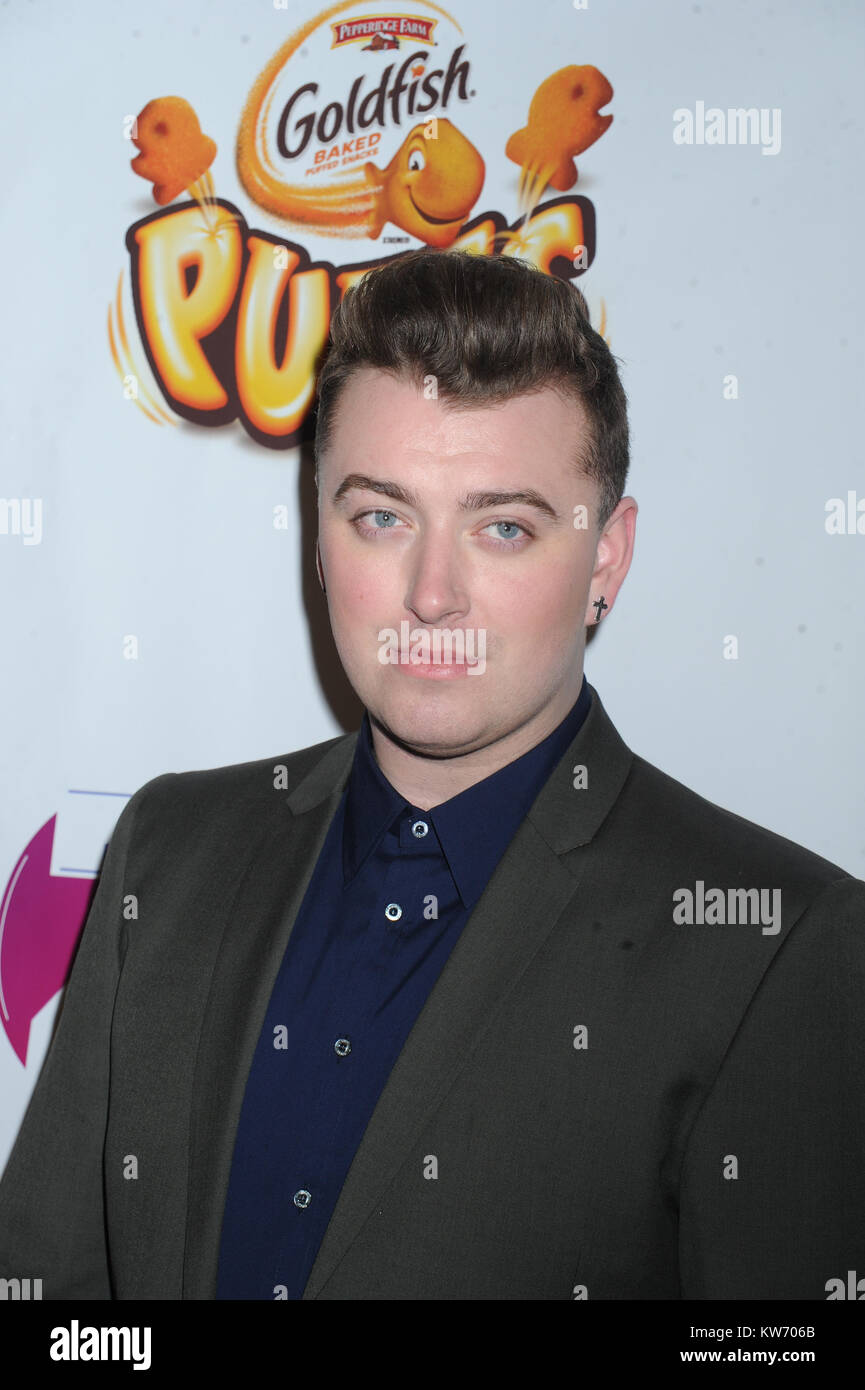 NEW YORK, NY - DECEMBER 12: Sam Smith attends z100s Jingle Ball at ...