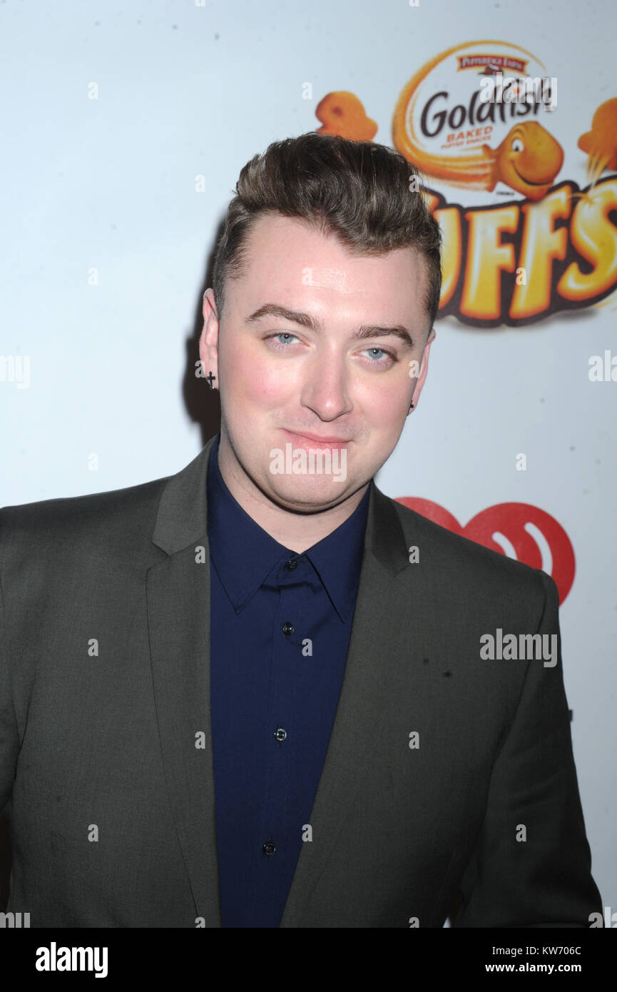 NEW YORK, NY - DECEMBER 12: Sam Smith attends z100s Jingle Ball at ...