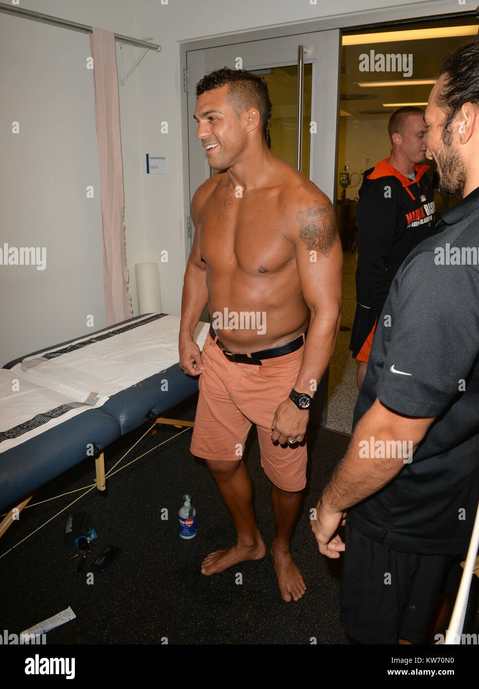 MIAMI, FL - AUGUST 19: (EXCLUSIVE COVERAGE) UFC Fighter Vitor Belfort ...