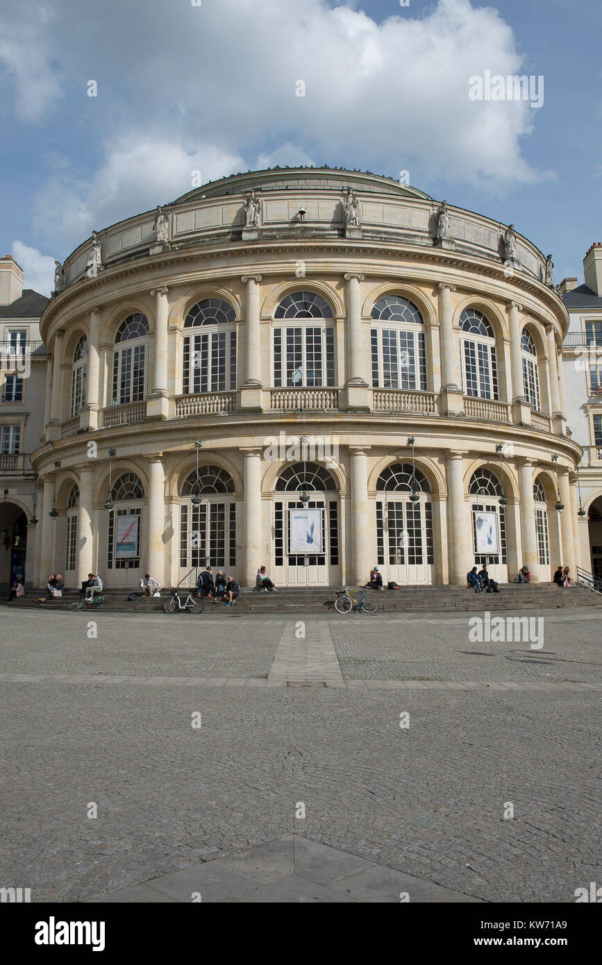 The Opera House in Rennes is one of the smallest opera houses in France ...