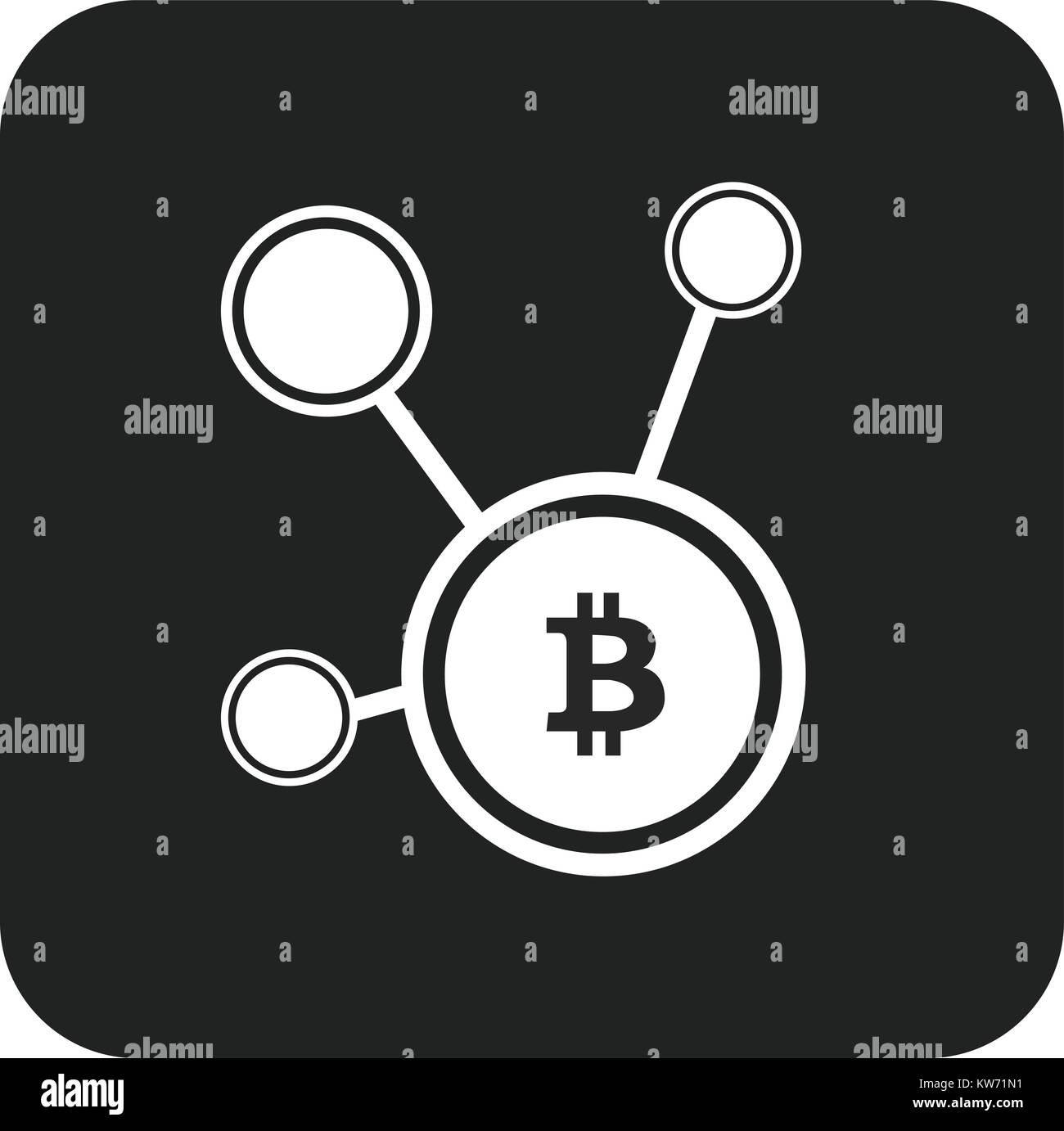 Bitcoin icon, vector illustration Stock Vector Image & Art - Alamy