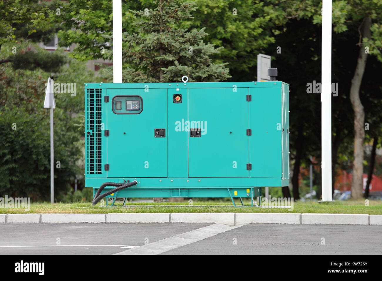 Diesel Generator for Emergency Electric Power Stock Photo - Alamy