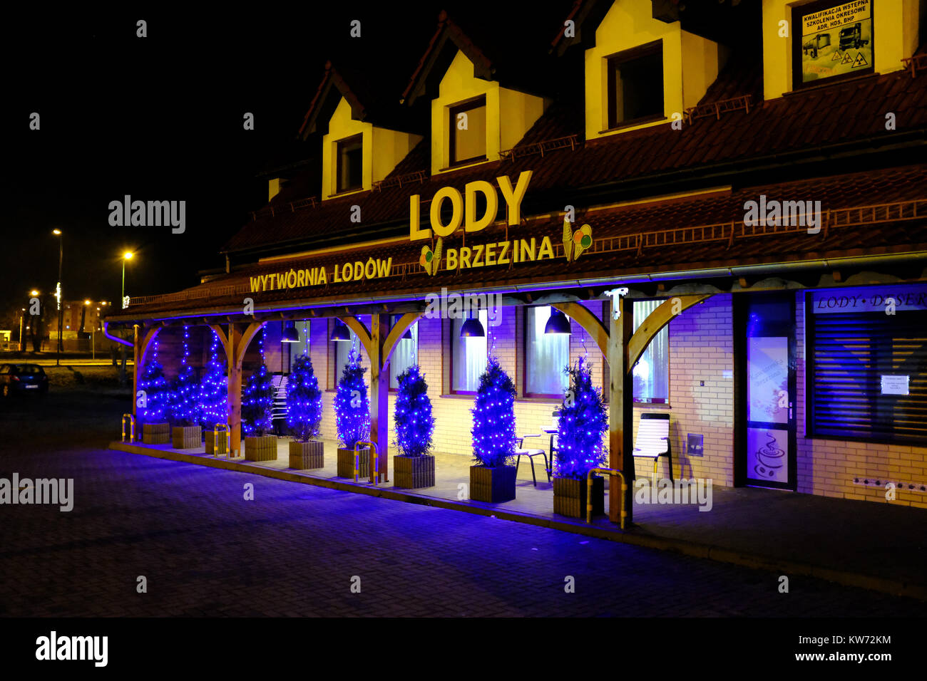 Shop in lubliniec Poland Europe Stock Photo - Alamy