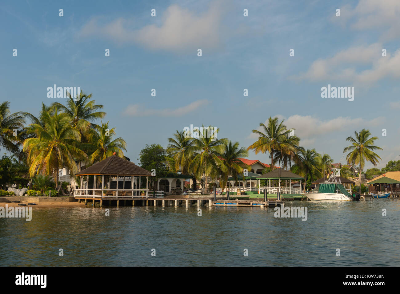 A holiday resort on the Volta River, Ada Foah, Greater Accra Region ...