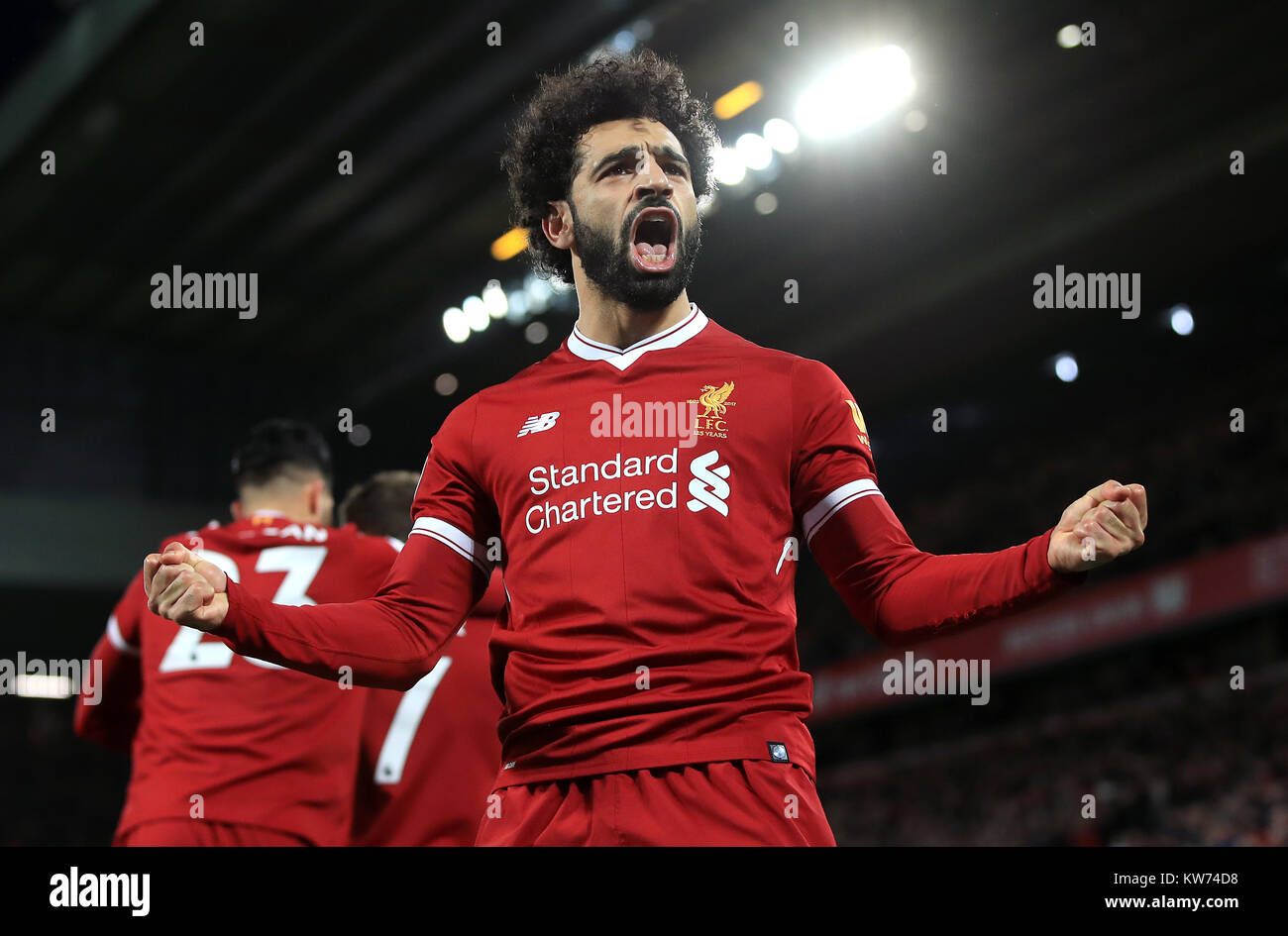 Salah liverpool goal hi-res stock photography and images - Alamy