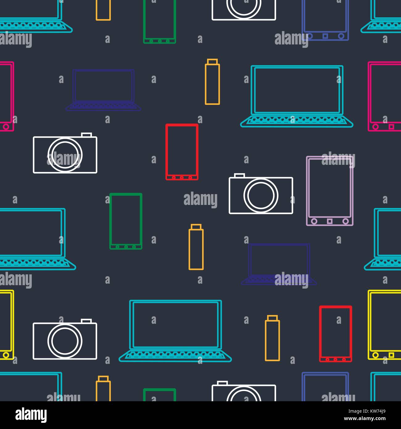 Tablet electronics Stock Vector Images - Alamy