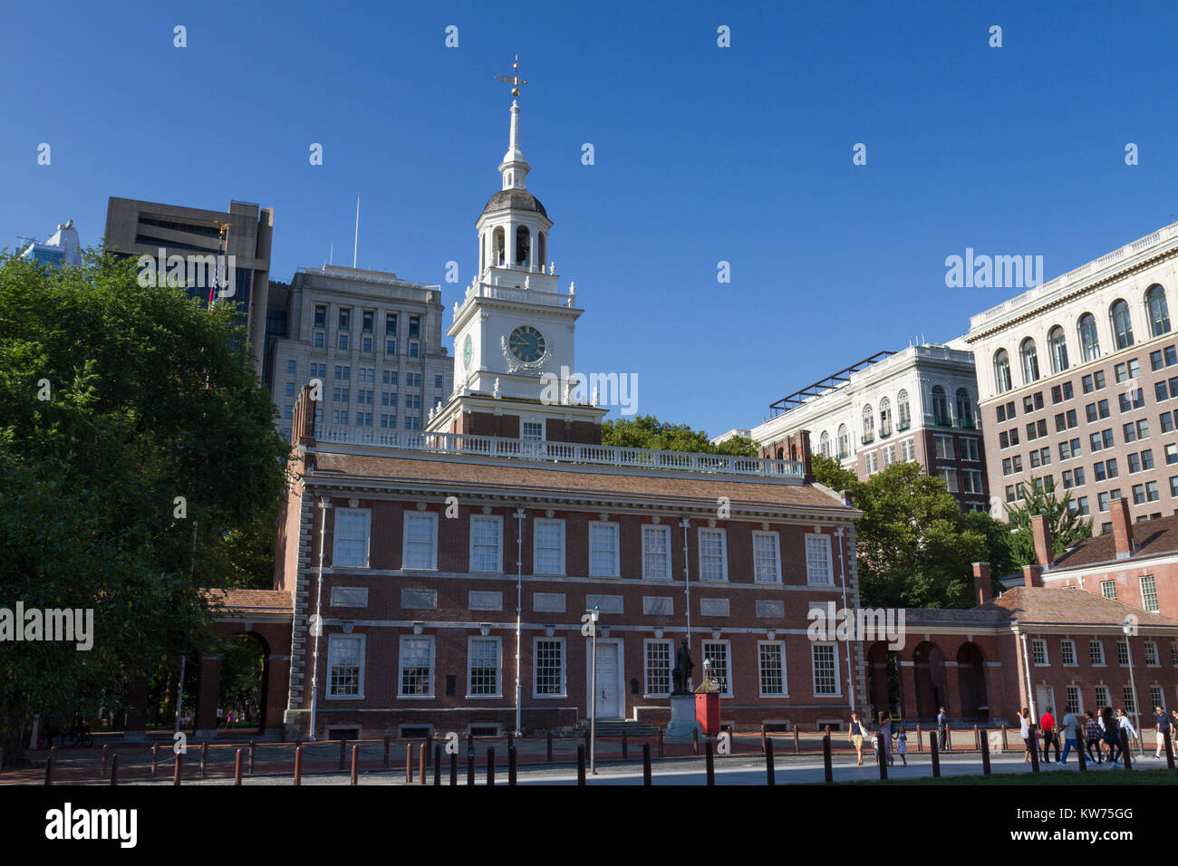 Independence Hall and clock tower, Philadelphia, Pennsylvania, United ...