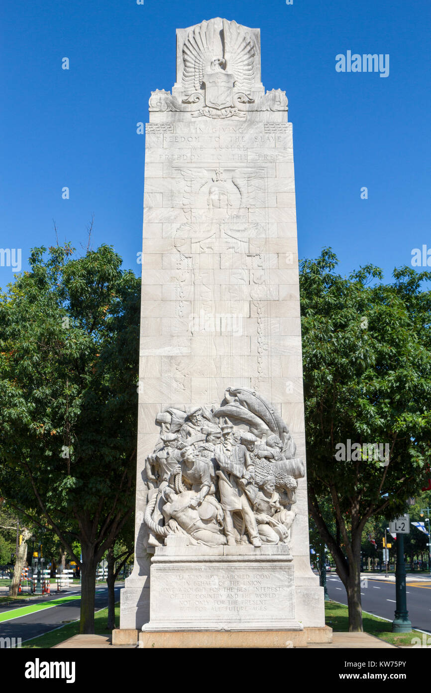 The Civil War Soldiers and Sailors Memorial (Sailors featured here) on ...
