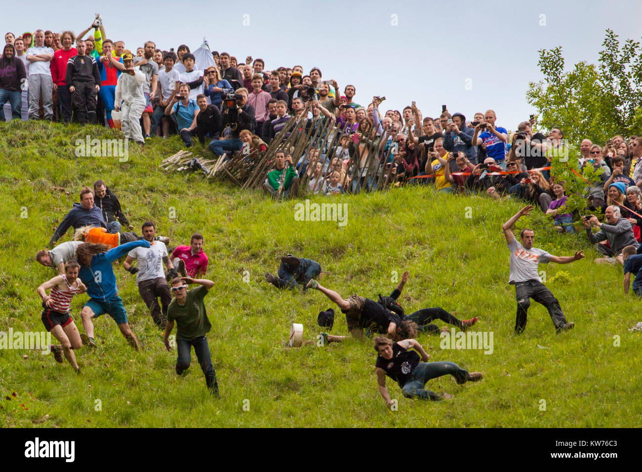 Coopers hill cheese rolling hi-res stock photography and images - Alamy