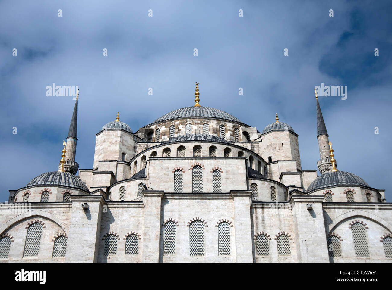 Blue mosque from outside Stock Photo - Alamy