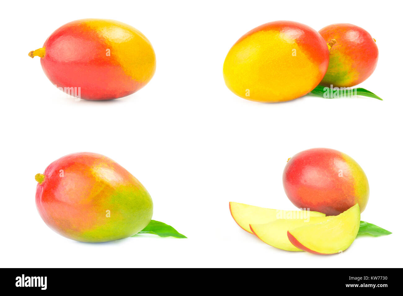 Set of red mango Stock Photo - Alamy