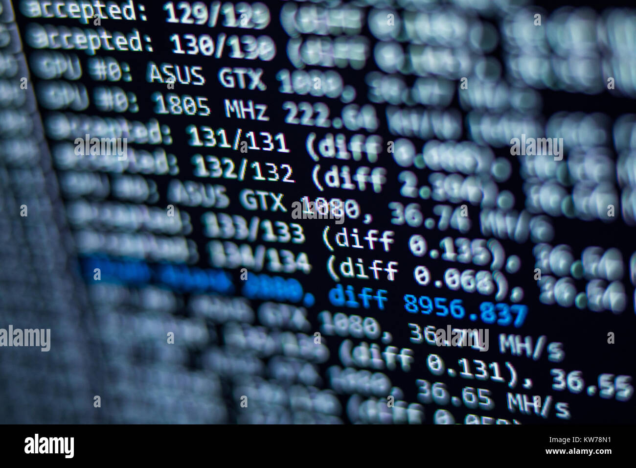 Investing and stock mining bitcoin market concept gain and profit ...