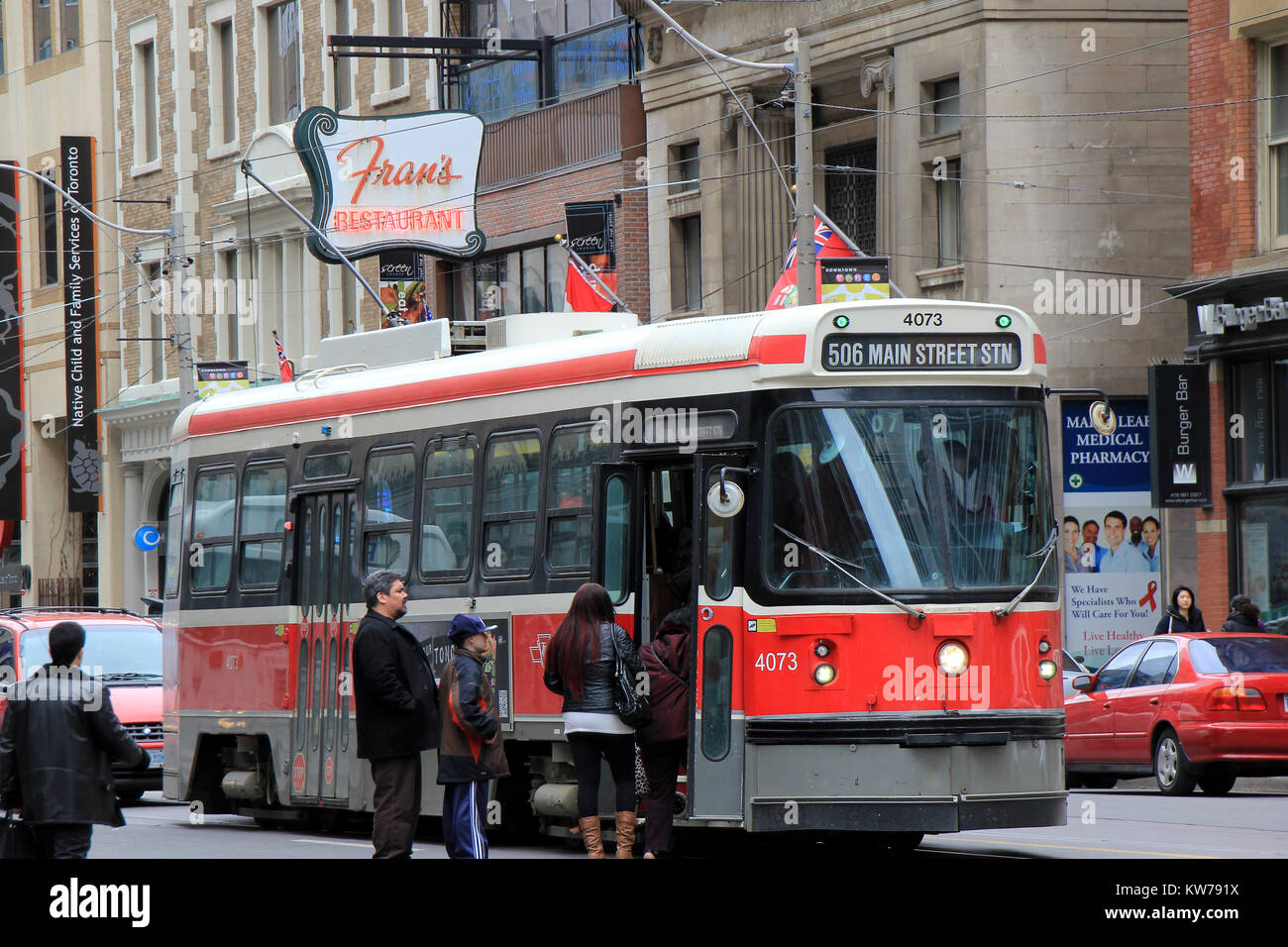 Toronto streetcars hi-res stock photography and images - Alamy