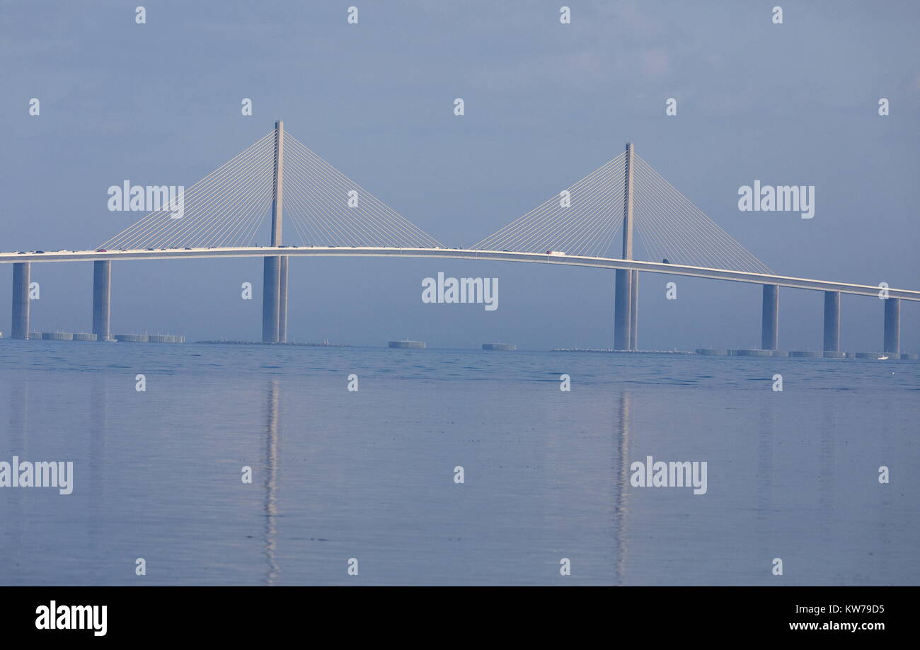 Bob Graham Sunshine Skyway Bridge Stock Photos & Bob Graham Sunshine ...