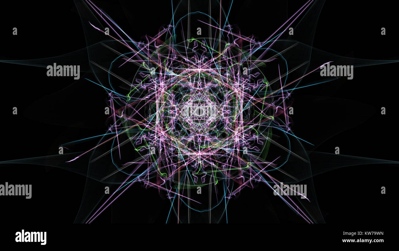 Vibrant lights form symmetrical hi-res stock photography and images - Alamy