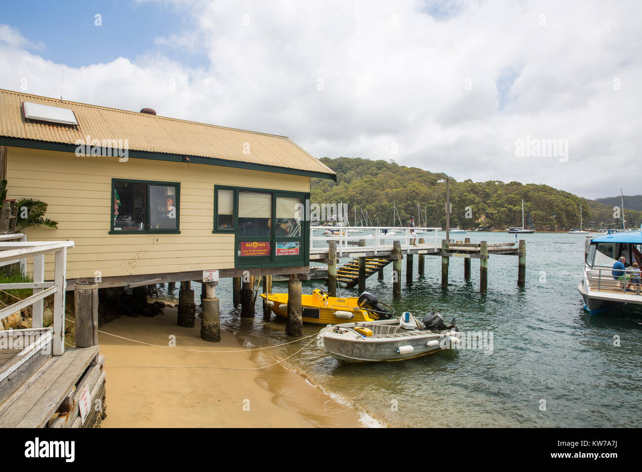 Church Point is a suburb in the northern beaches region of Sydney Stock ...