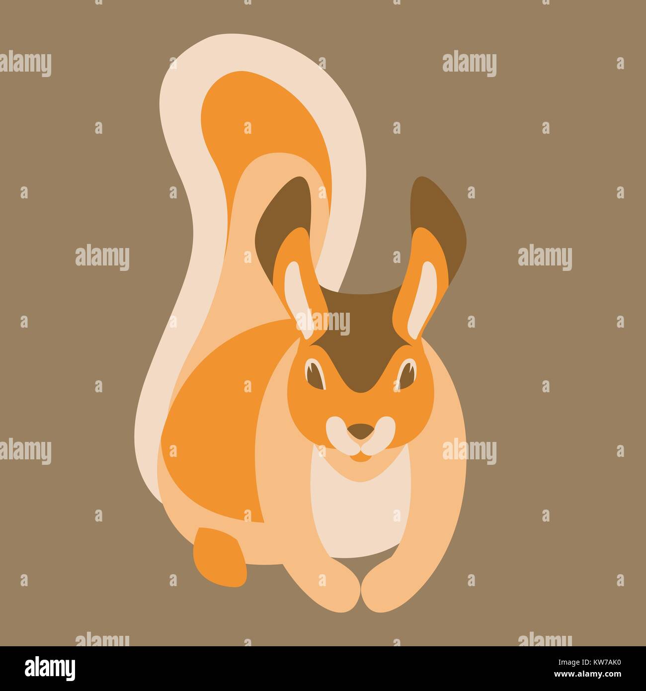 Squirrel cartoon Stock Vector Images - Alamy