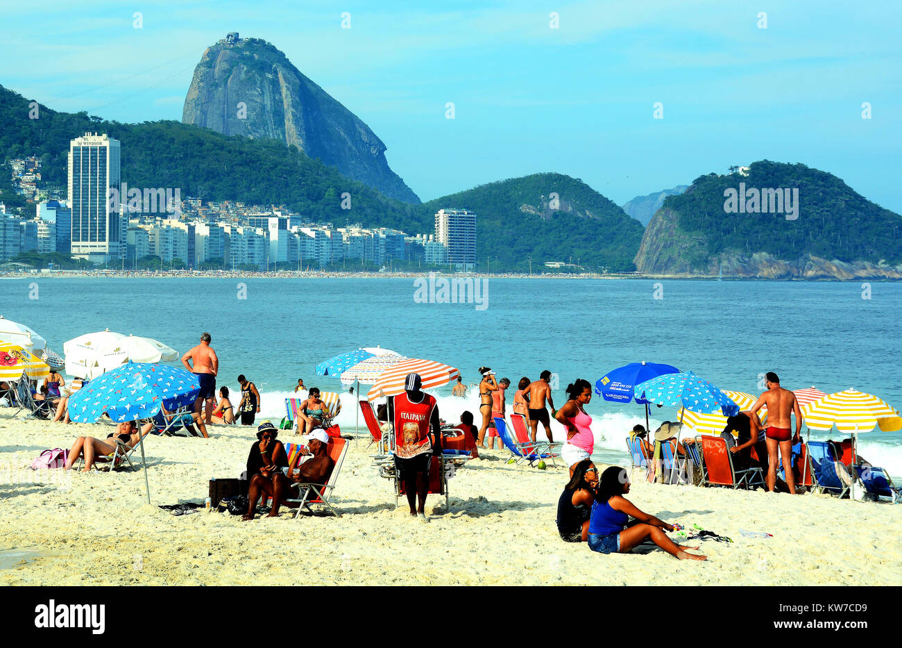 Rio beach woman hi-res stock photography and images - Alamy