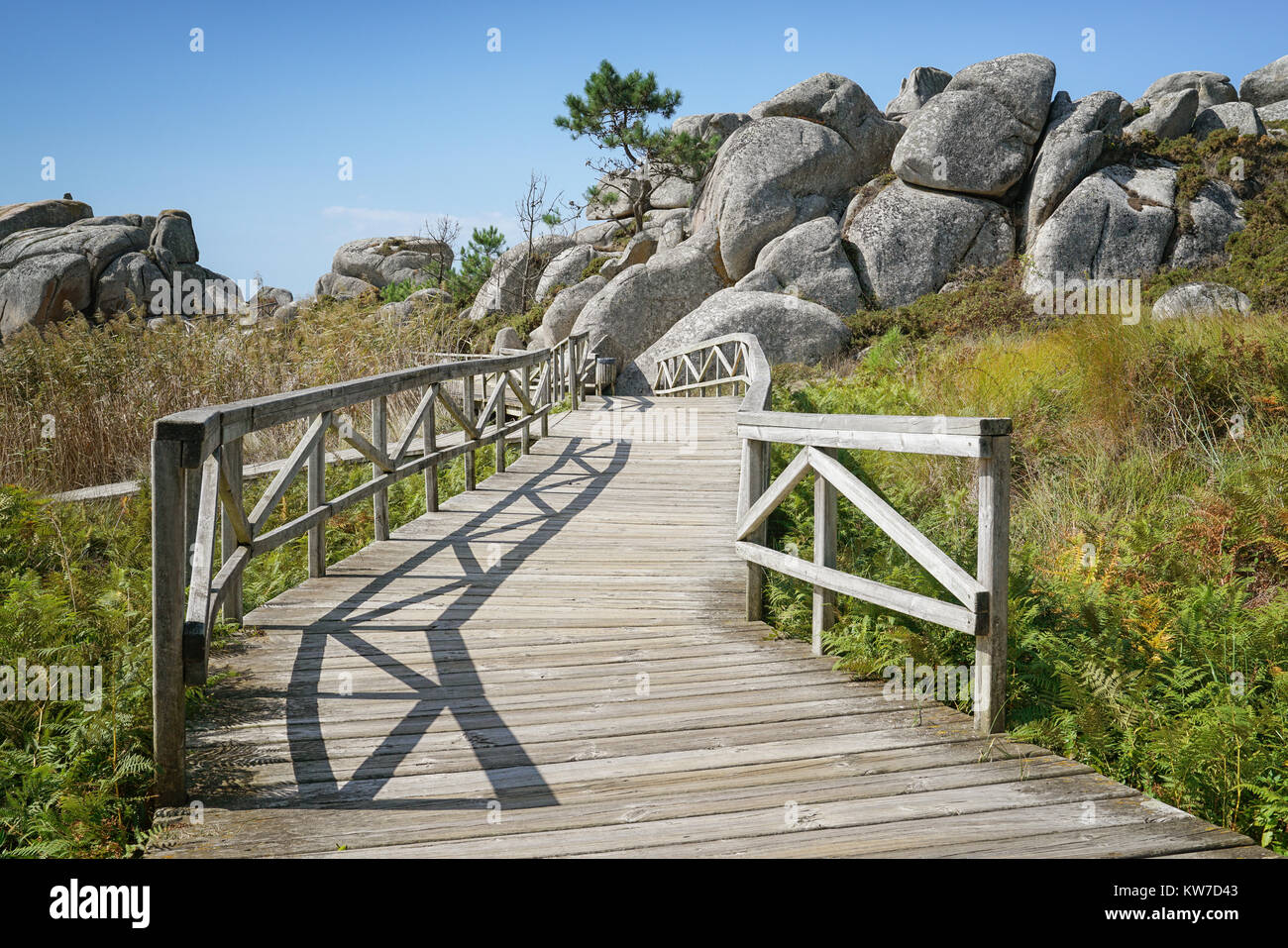 Beautiful landscape of Galicia, coastline close to O Grove, Spain ...
