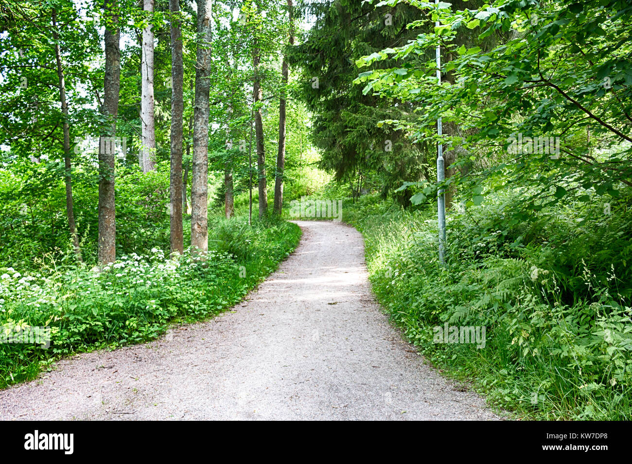 Beautiful greenspace in Helsinki, capital of Finland. HDR Stock Photo ...