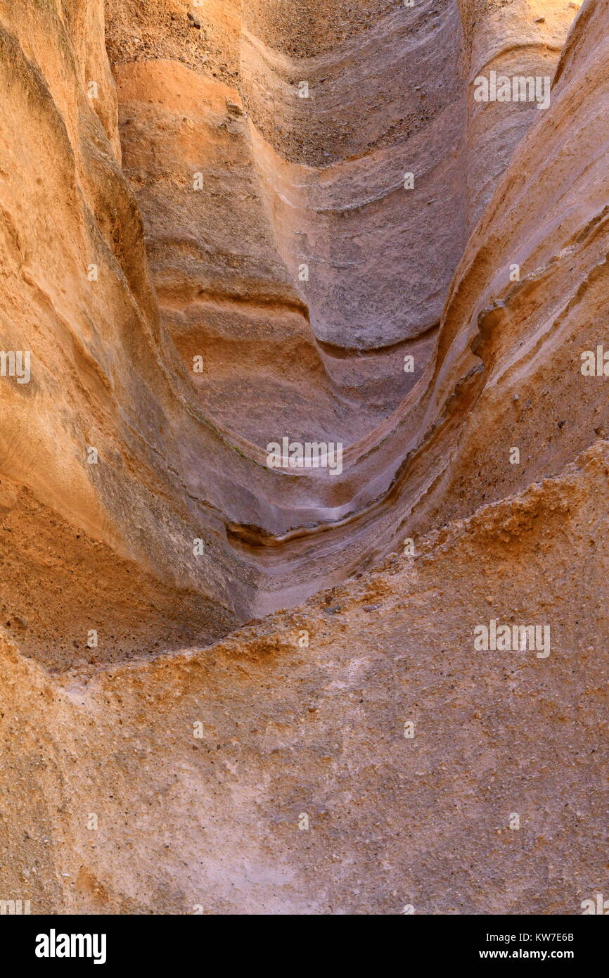 Canyon walls in Tent Rocks National Monument on the Canyon Trail Stock ...