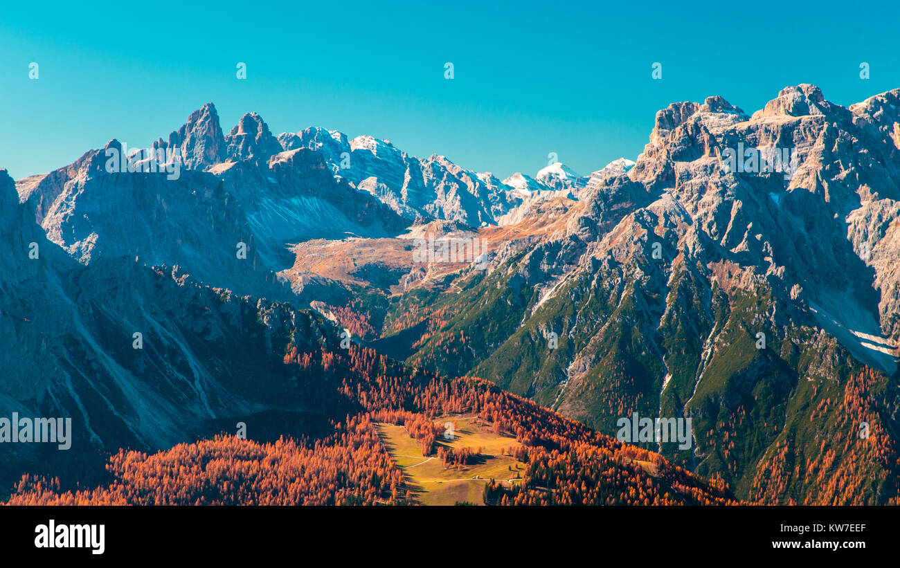 Autumn in the italian alps Stock Photo - Alamy