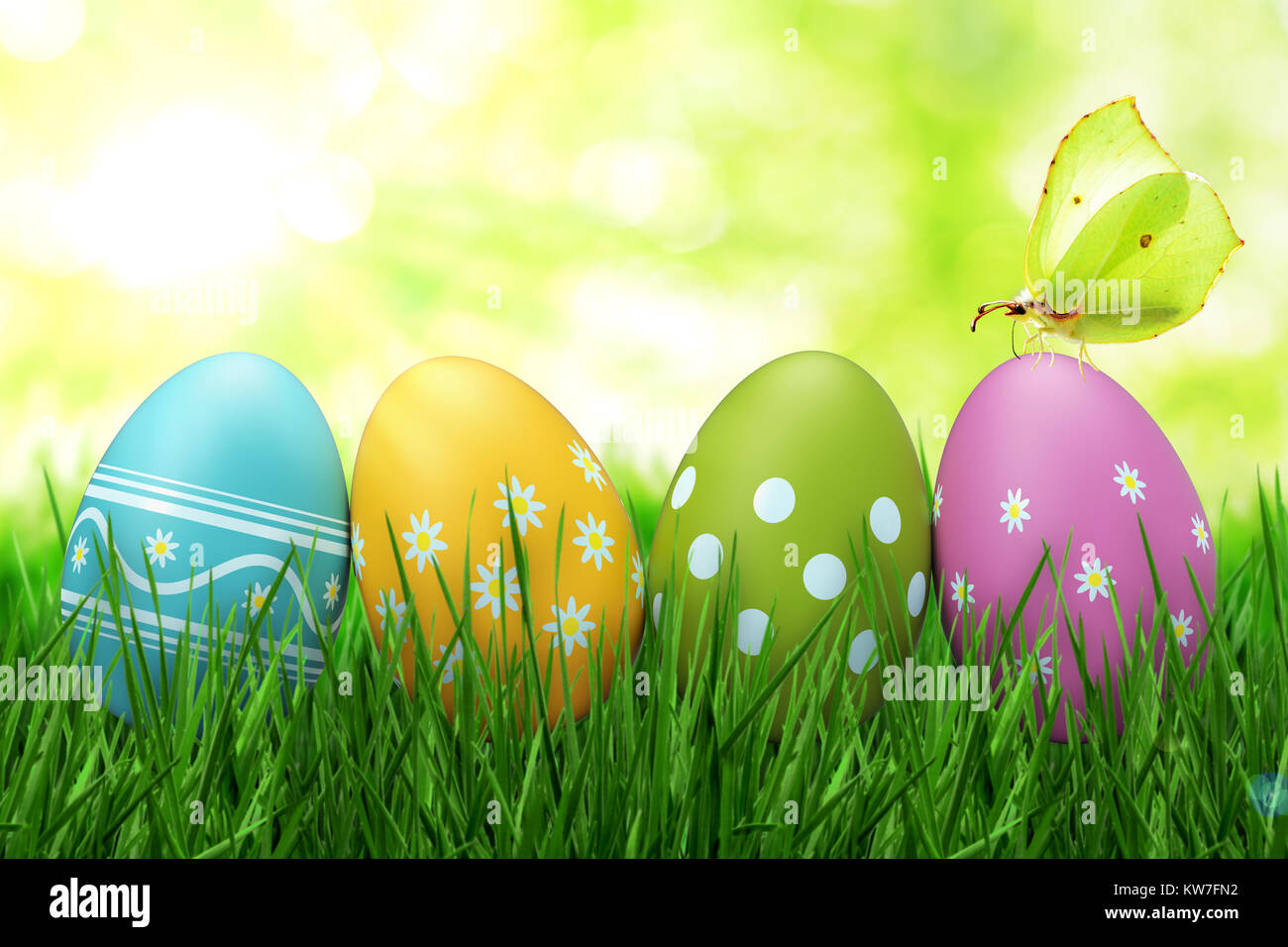 Butterfly on an easter egg hi-res stock photography and images - Alamy