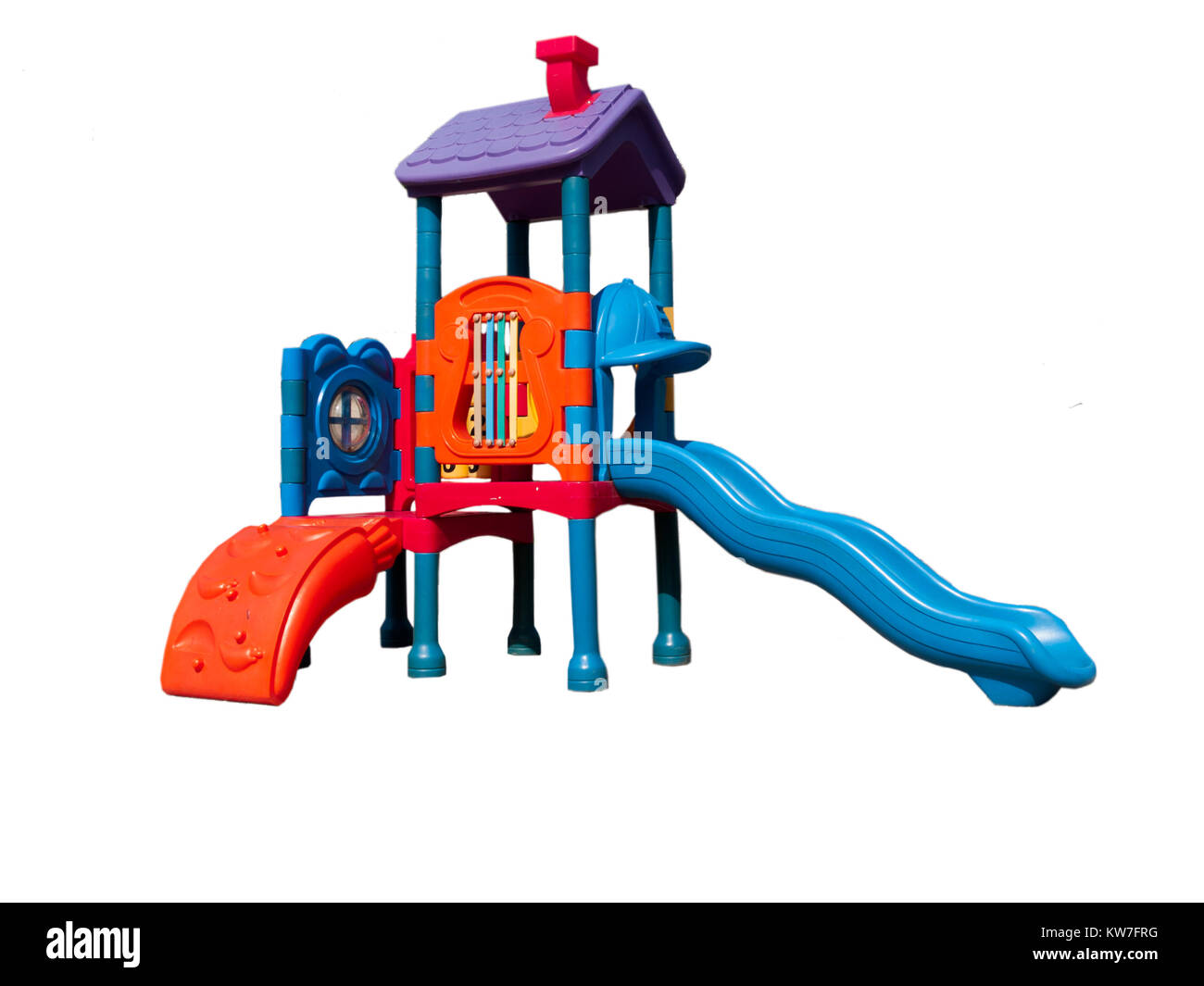 Playground on a white background Stock Photo - Alamy