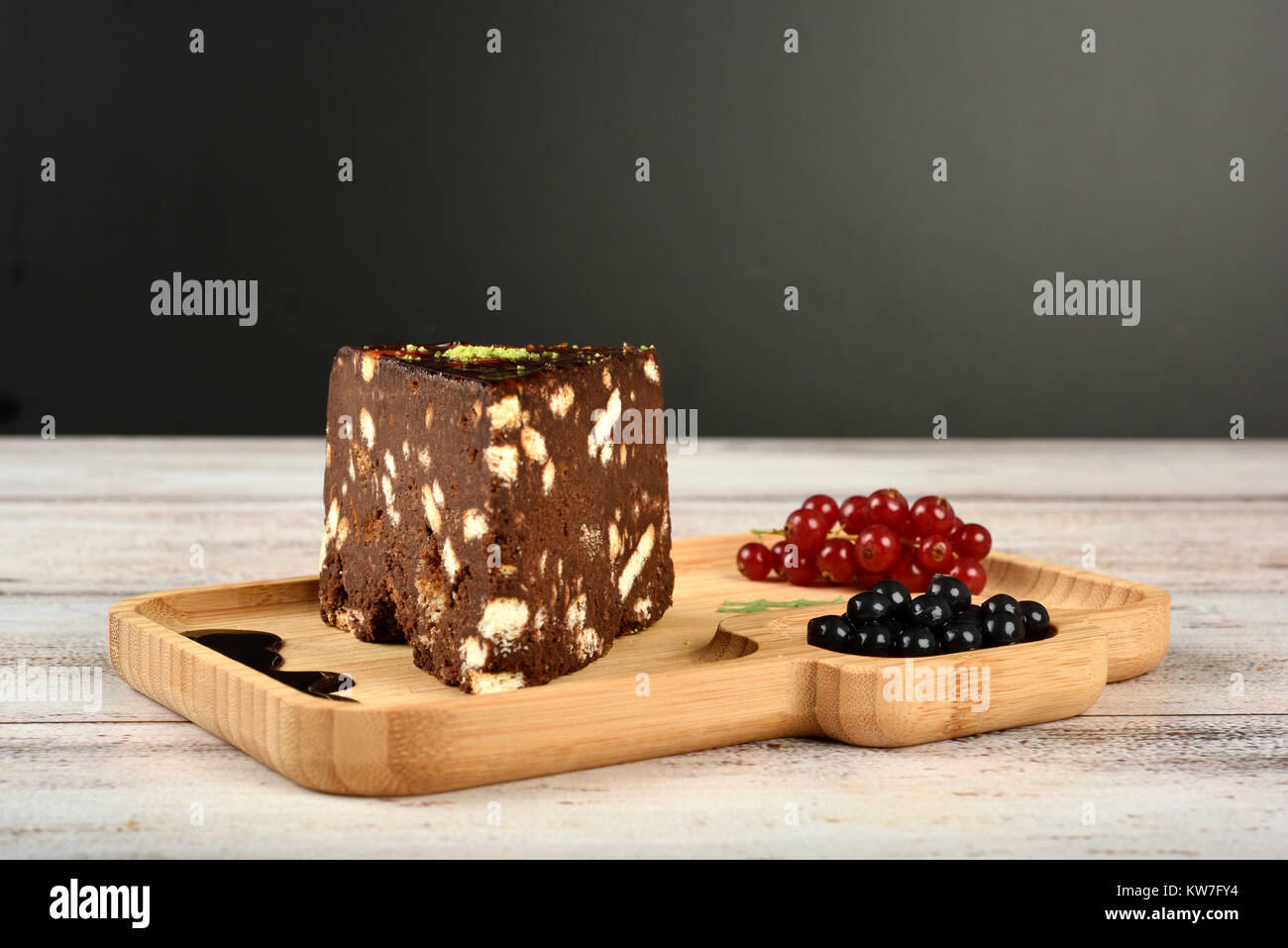 Fresh chocolate cake Stock Photo - Alamy