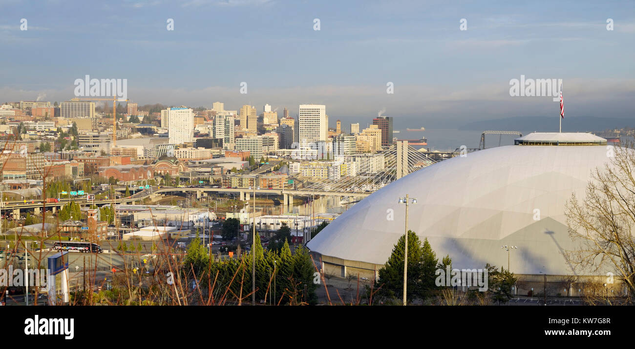 Tacoma dome aerial hi-res stock photography and images - Alamy