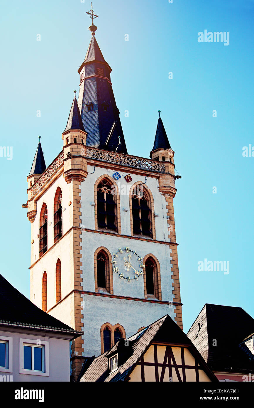 Historic Town Hall Tower in Trier, Germany Stock Photo - Alamy