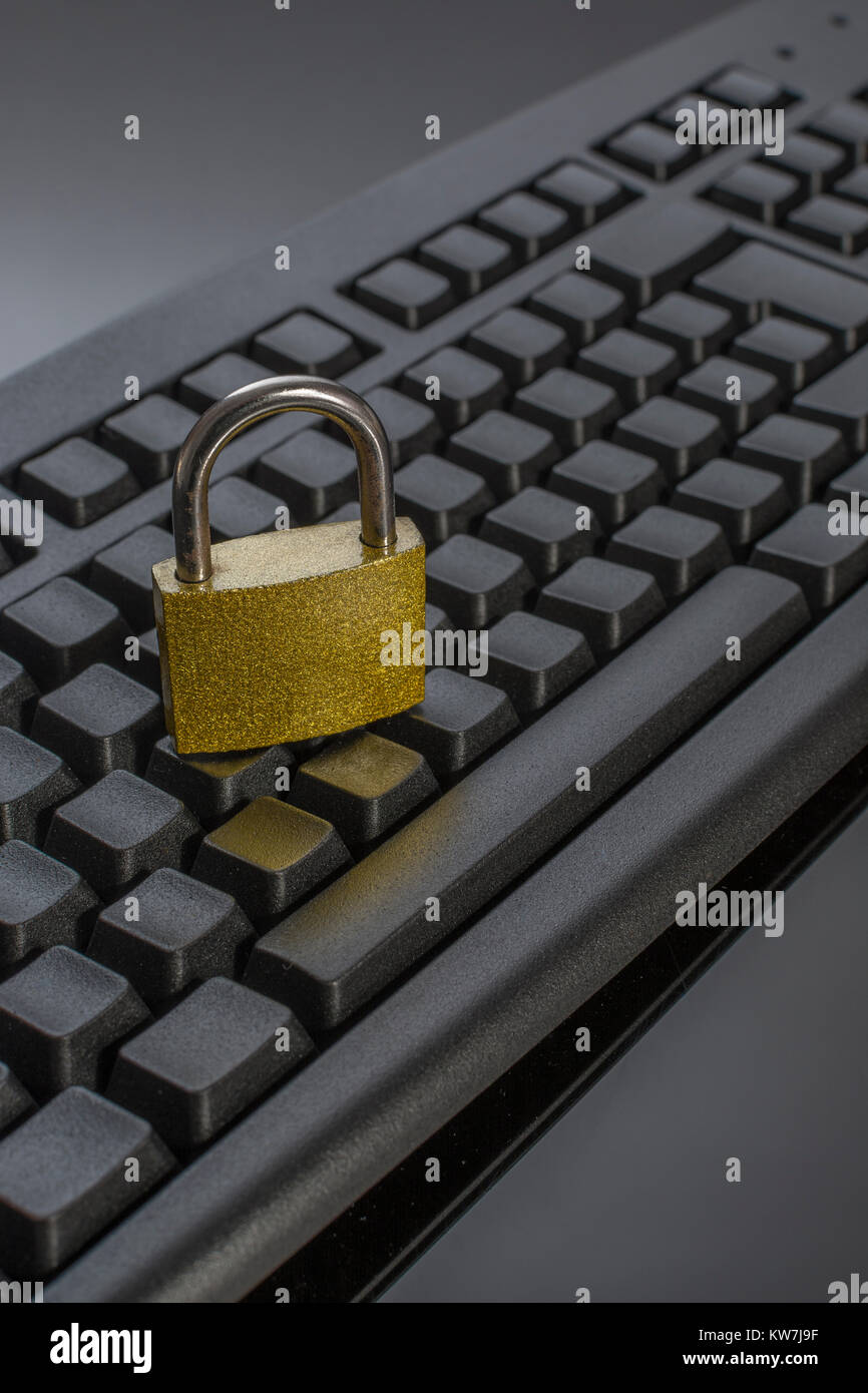 Padlock Qwerty Keyboard High Resolution Stock Photography and Images ...