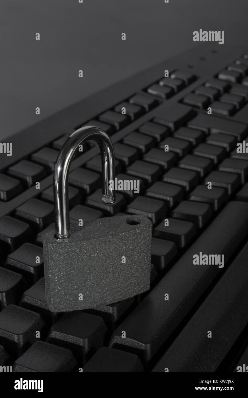 Padlock Qwerty Keyboard High Resolution Stock Photography and Images ...