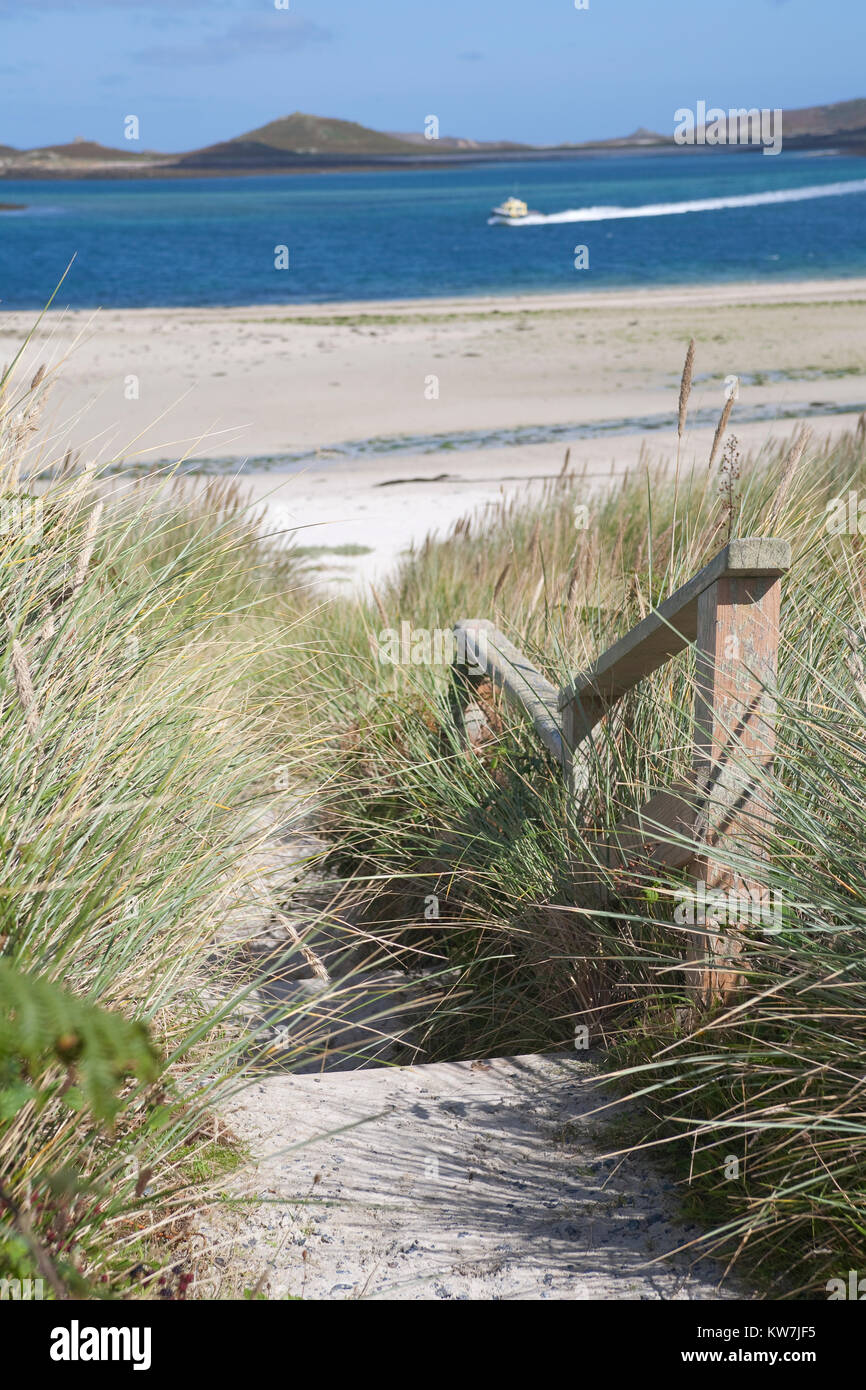 View of the sea from a country pathway Stock Photo - Alamy